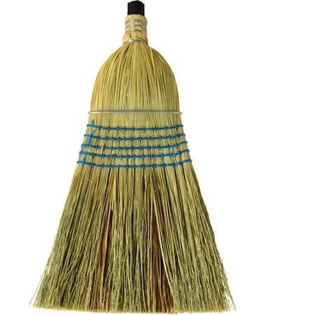 Enterprise Manufacturing Broom Head, Corn , Blu Stitching 940947BU | Zoro