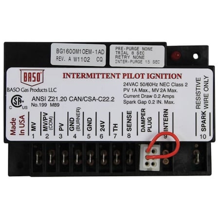 Johnson Controls Ignition Control G770KHA-2C | Zoro