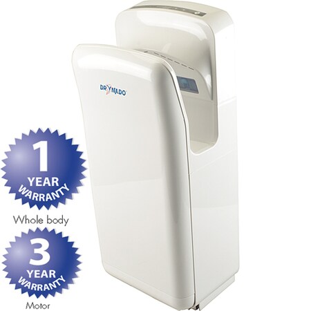 Eger Products Dryer, Hand (Dual Jet, White) EA-AK2006H-W | Zoro