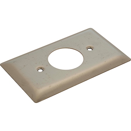 Allpoints Hubbell Ss Gang Plate Single 8009733 | Zoro