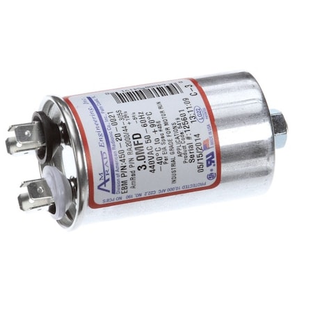 Alto-Shaam Fan, Capacitor, Blower Mot Or, 3 Uf, Ar-7E FA-33931 | Zoro