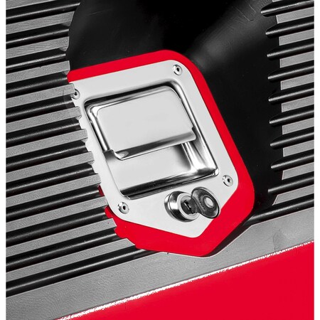 Powerbuilt Rapid Box Slant Front Tool Box, Steel, Red, 26 in W x 18 in ...