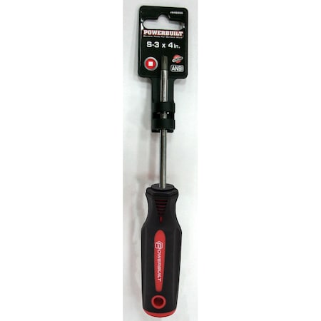 Powerbuilt S3 X 6" Robertson Screwdriver (DB) 646189 | Zoro