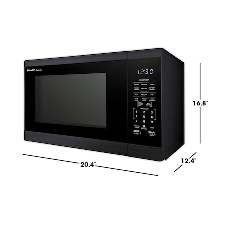 Sharp 1.4 CF Countertop Microwave Oven ZSMC1461KB | Zoro