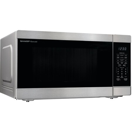 Sharp 2.2-Cu. Ft. Countertop Microwave Oven with Inverter Technology in ...