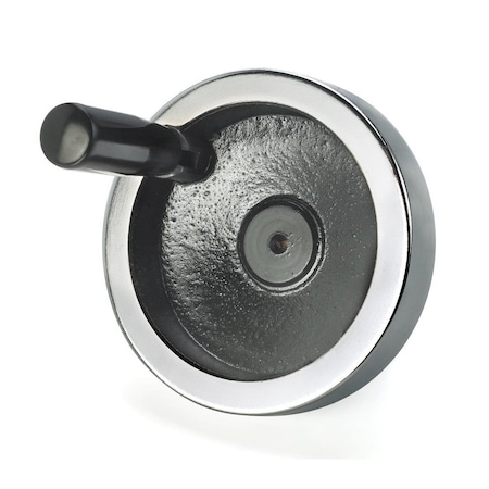 Morton Chrome Plated Dish Handwheel with Fold-Away Handle, 4.92 ...