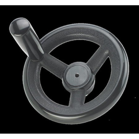 Morton 9.84" Diameter, Three Spoke Offset Design, Nylon Handwheel ...