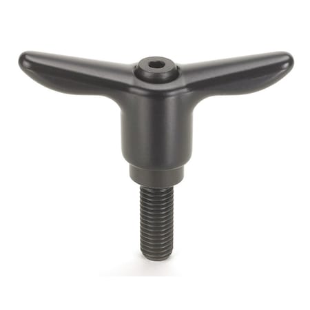 Morton Adjustable Handle, T-Handle Design, Cast Zinc, M12 x 50mm Steel ...