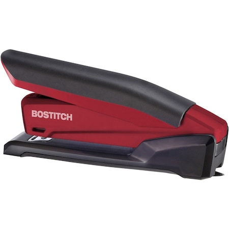 Bostitch InPower Spring-Powered Desktop Stapler, 20-Sheet, Red 1124 | Zoro