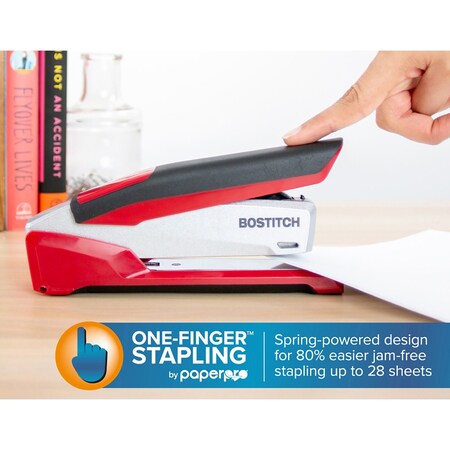 Bostitch InPower™ Spring-Powered Premium Desktop Stapler, 28-Sheets ...