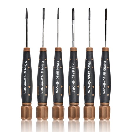 Spec Ops Precision Screwdriver Set with Case, 6-Piece SPEC-S-PRECSET6 ...