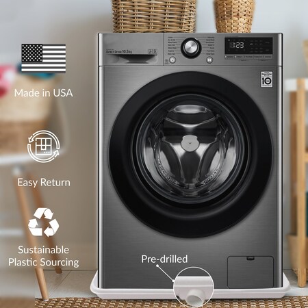 American Built Pro Washing Machine Pan, 30 in x 28 in, Durable HDPE ...