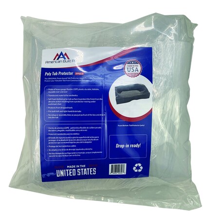 American Built Pro Tub Protector, 60 in x 36 in x 1416 in Poly ...