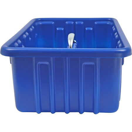 American Built Pro Pro-Grade Tool Tote, Polyethylene, Blue, 19 in W x ...