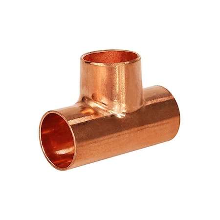 Ironwerks Designs 3/4" Copper Pipe Tee Fitting, 10PK CPR-TEE-3.4-10 | Zoro