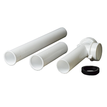Thrifco Plumbing 1-1/2 Inch Plastic Tubular End Outlet Disposable Kit ...