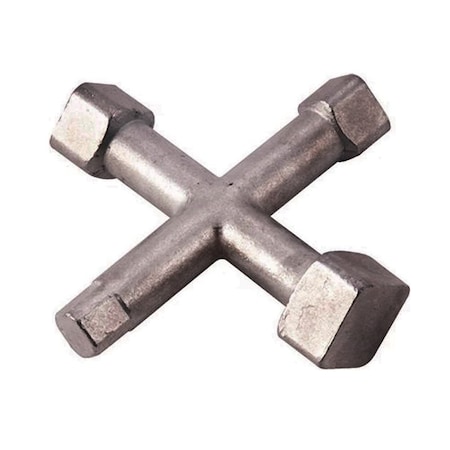 Thrifco Plumbing 4 Way Countersink Cleanout Plug Wrench 5110017 | Zoro