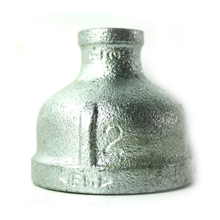 Thrifco Plumbing 2 Inch x 1/2 Inch Galvanized Steel Reducer Coupling ...