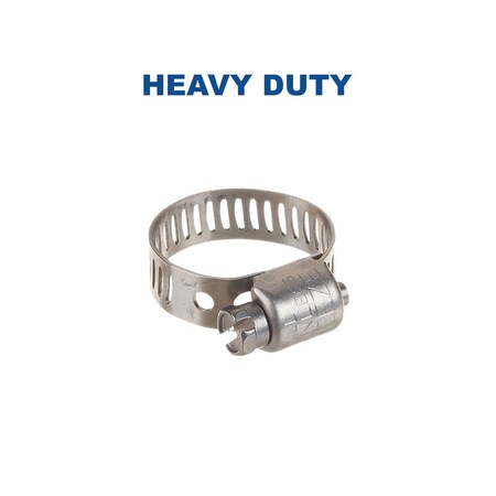Thrifco Plumbing 64008H No 8 Power Seal High Torque Hose Clamp 1/2 Inch ...