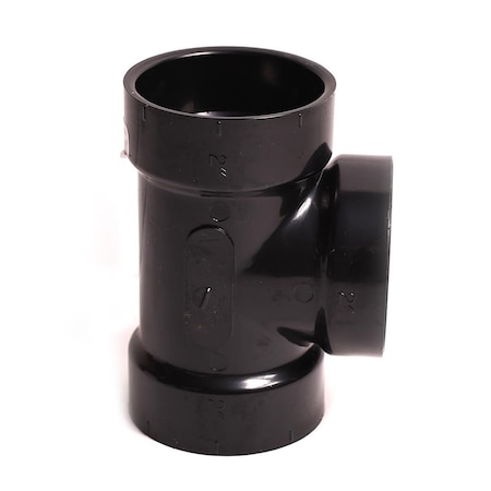 Thrifco Plumbing 1-1/2 Inch ABS Cleanout Tee, H x H x T 6792114 | Zoro