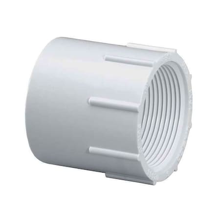 Thrifco Plumbing 4 Inch Slip x Female Thread PVC Adapter SCH 40 8113076 ...