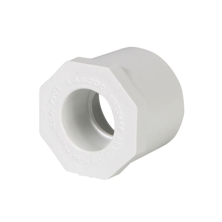 Thrifco Plumbing 2-1/2 Inch x 1-1/2 Inch Slip x Slip PVC Bushing SCH 40 ...