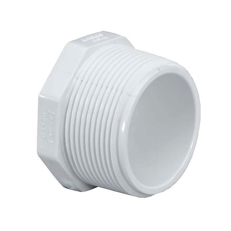 Thrifco Plumbing 2 Inch Threaded PVC Plug SCH 40 8114324 | Zoro