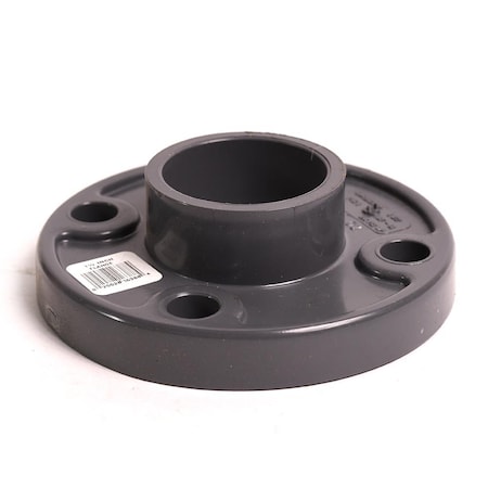 Thrifco Plumbing 1-1/2 Inch Slip PVC Floor Flange SCH 80 8216406 | Zoro