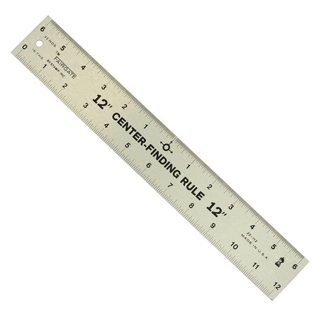 Big Horn 12 Inch Center Finding Ruler, 1-3/4 Inch Wide - Aluminum 19110 ...