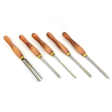 Crown Tools 5 Pieces HSS Woodturning Tool Set 24280 | Zoro