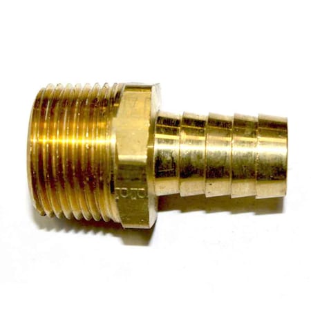 Interstate Pneumatics Brass Hose Barb Fitting, Connector, 1/2 Inch Barb ...