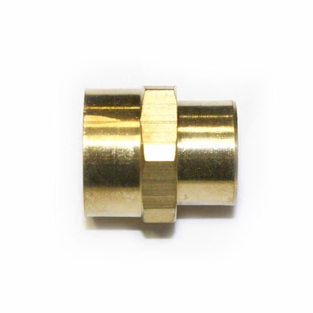 Interstate Pneumatics Brass Coupling Adapter, 50 PK FPC460-50K | Zoro