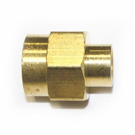 Interstate Pneumatics Brass Coupling Adapter, 50 PK FPC480-50K | Zoro