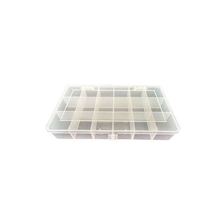 Superior Electric Plastic 18 Compartments Electronic Components Storage ...