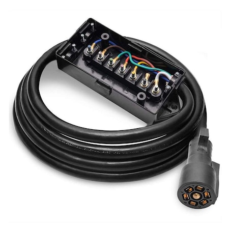Superior Electric 7-Way Trailer RV Truck Cord & Plug with 7-Pole Wiring ...