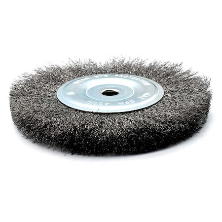 Superior Steel 3" Wire Wheel 1/2" Bore Fine - 4500 RPM S1801 | Zoro