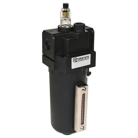 Interstate Pneumatics 1/2 Inch Large Metal Bowl 8oz Lubricator W1280AP ...