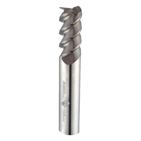 Cobra Carbide Endmill, 3 FL High Sheer AlTiN, 3/8 27336 | Zoro