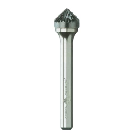 Cobra Carbide Carbide Burr, Double Cut Shape K Regular Length, SK-7, 3/ ...