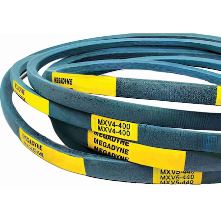Megadyne V-Belt, MXV Super Duty, MXV4-1170, MXV4, SBR, 117 in, 1/2 in ...