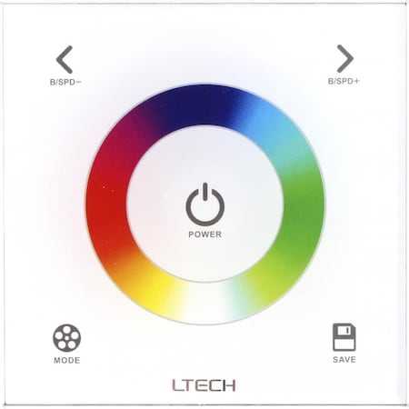 Elco Lighting Touch Wall Panel RGB Controller ECN12 | Zoro