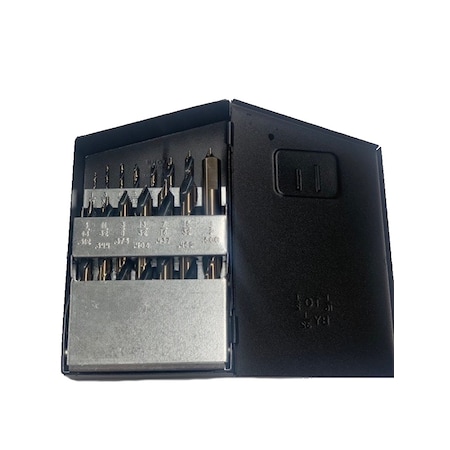 Viking Norseman Drill Viking 22873 1/16-1/2" Black and Gold Oxide HSS ...