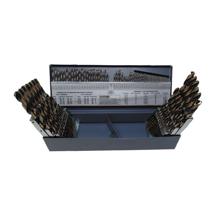 Viking Norseman Drill 114 Piece #1-60, 1-13.00MM, 1/16-1/2" Jobber ...