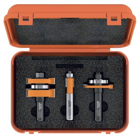 Cmt Orange Tools 3-PIECE TONGUE & GROOVE CABINETMAKING SET 800.526.11 ...