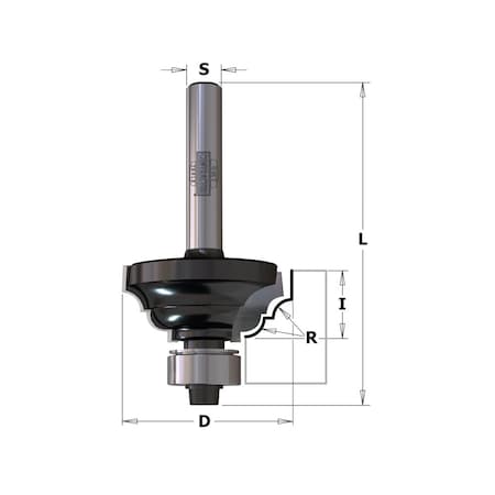 Cmt Orange Tools CMT CONTRACTOR CLASSICAL OGEE BITS 84103 | Zoro