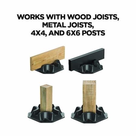 Camo Block Heavy Duty Deck Block Foundation Support Base 4Pk, 4PK ...