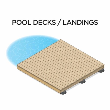 Camo Block Heavy Duty Deck Block Foundation Support Base 8 pack, 8PK ...