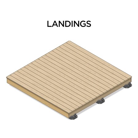 Camo Block Heavy Duty Deck Block Foundation Support Base 8 pack, 8PK ...