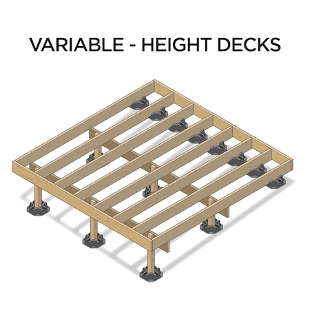 Camo Block Heavy Duty Deck Block Foundation Support Base 8 pack, 8PK ...