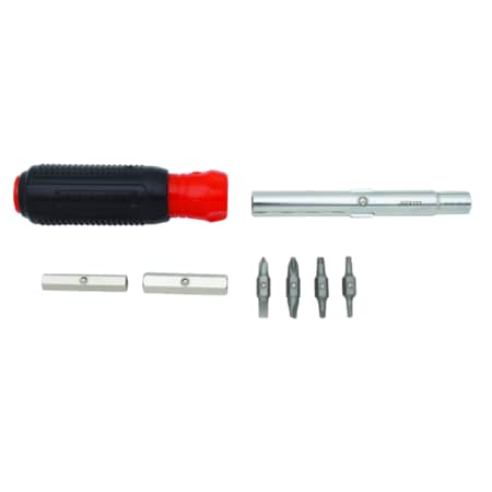 Proto J93111 1/4-Inch Magnetic 11-In-1 Quick Change Bit Screwdriver ...